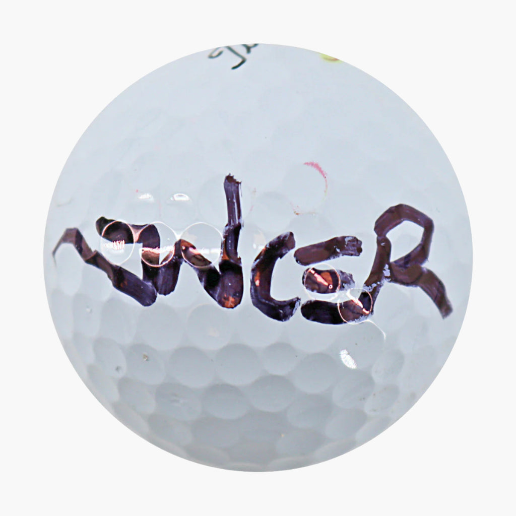 Abraham Ancer Team Fireballs Autographed Match Used Titleist Golf Ball ...