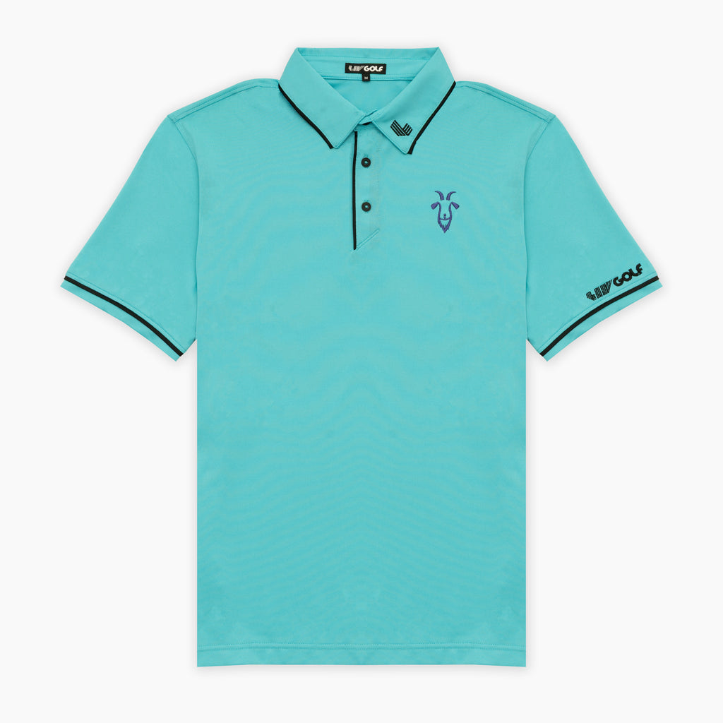RangeGoats GC | Men's Polo - Sky Blue – LIV Golf